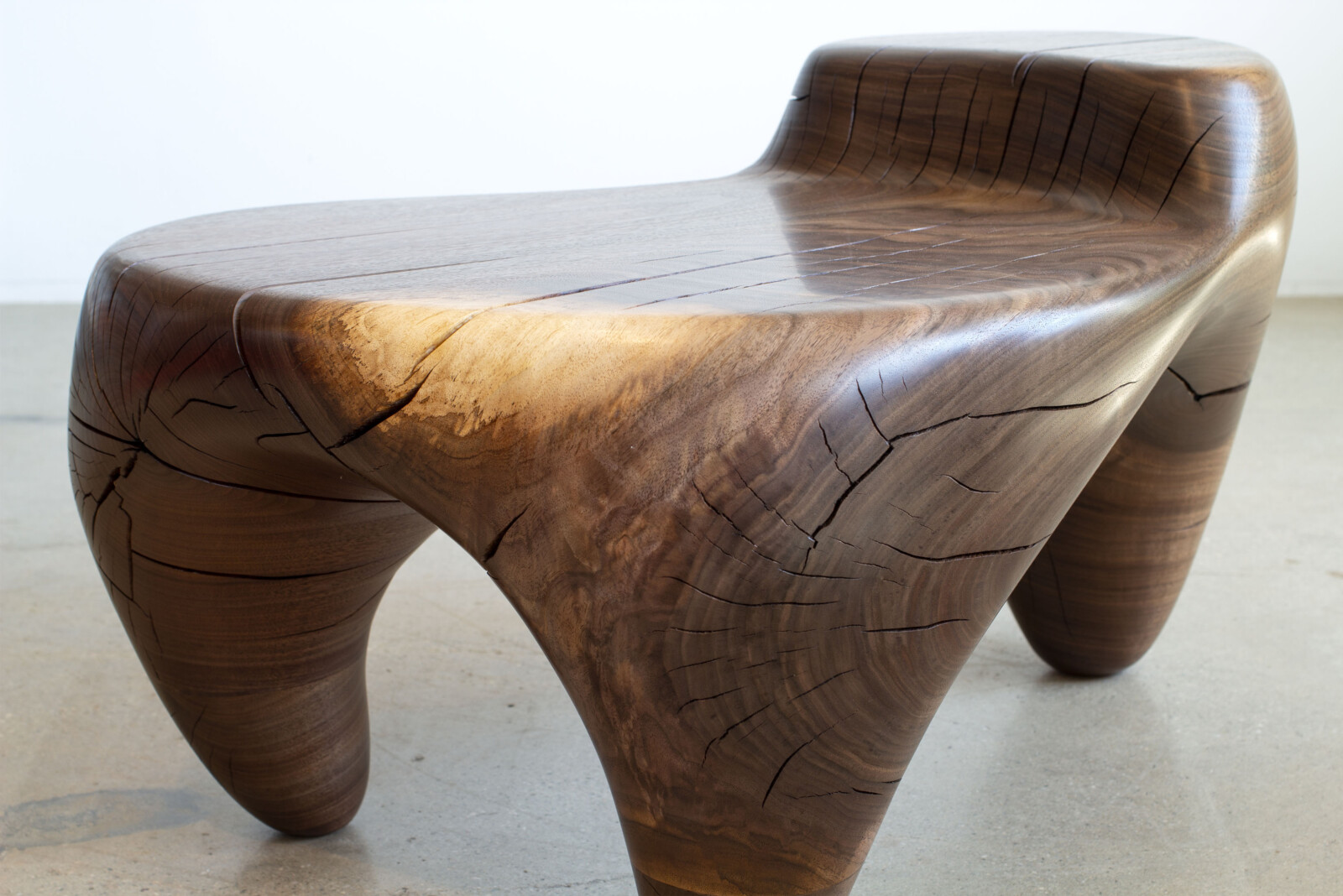 Small Walnut Coffee Table — Cristina Grajales Gallery