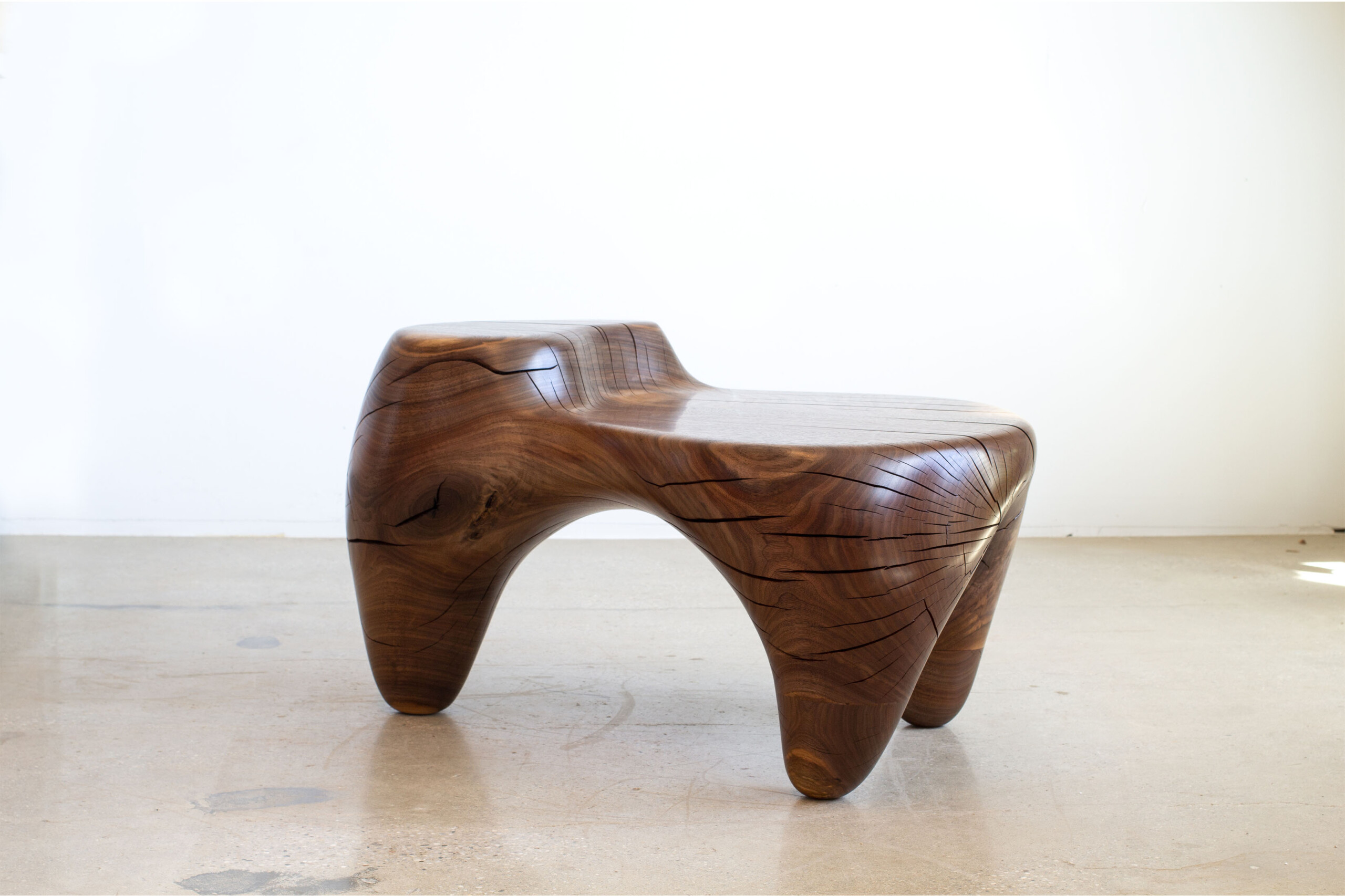 Small Walnut Coffee Table — Cristina Grajales Gallery